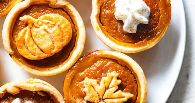Mini Pumpkin Pies | Punchfork