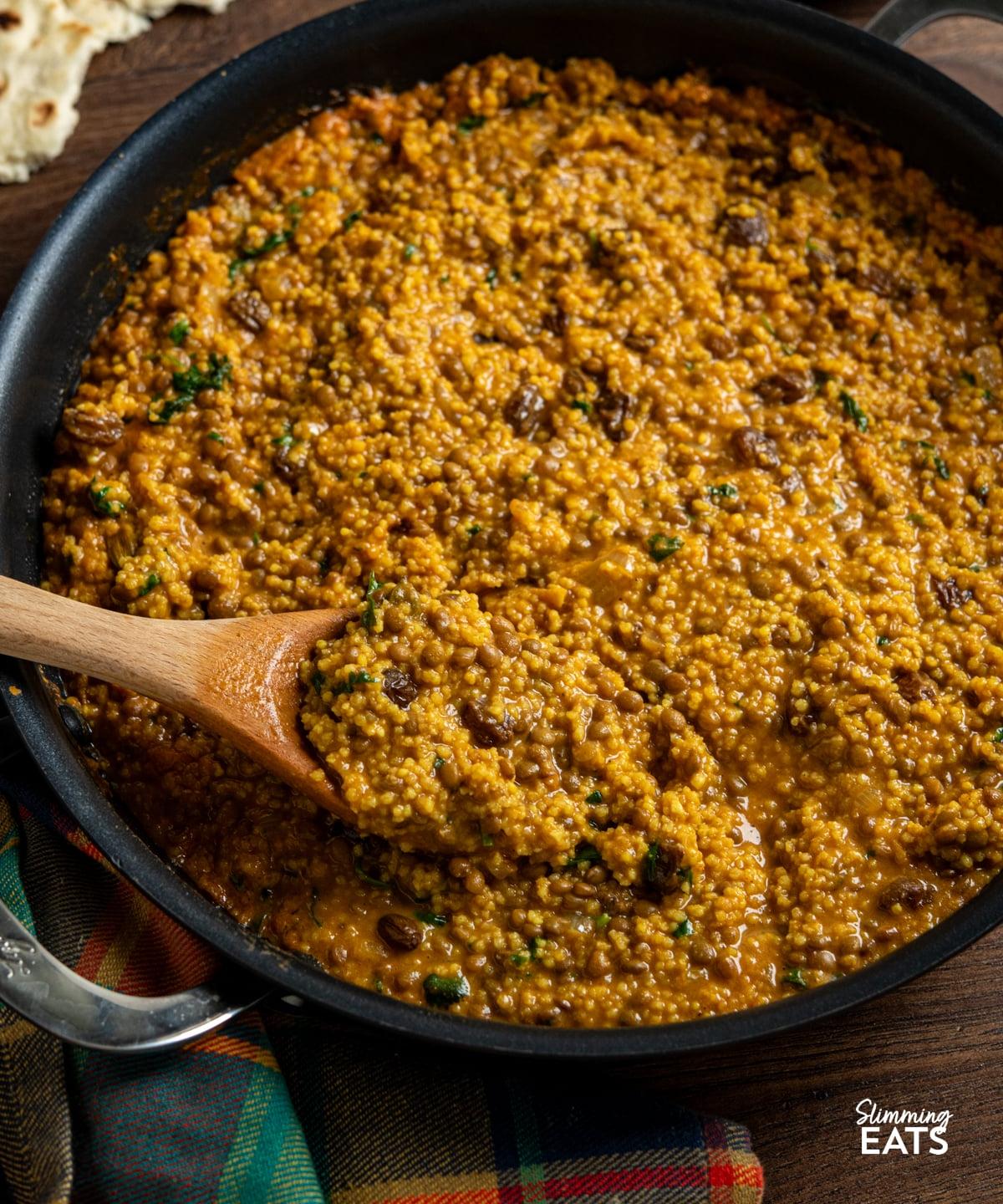 Coconut Millet and Lentil Curry | Punchfork