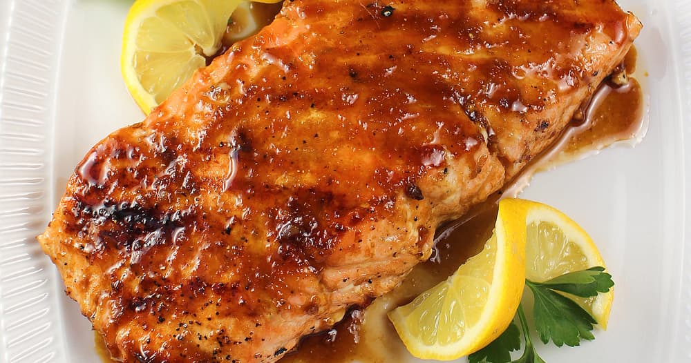 Danish Grilled Salmon with Mörk Sauce | Punchfork