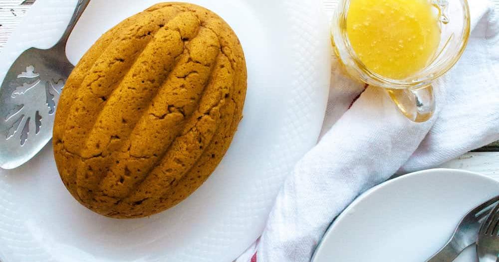 Steamed Pumpkin Pudding with Vanilla Hard Sauce | Punchfork