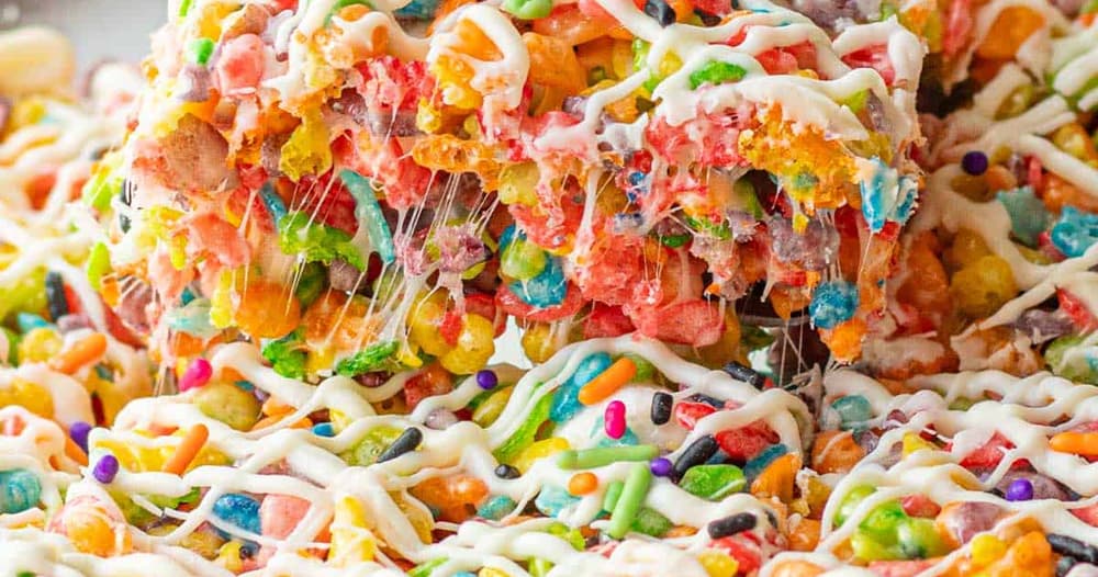 Fruity Pebble Rice Crispy Treats | Punchfork
