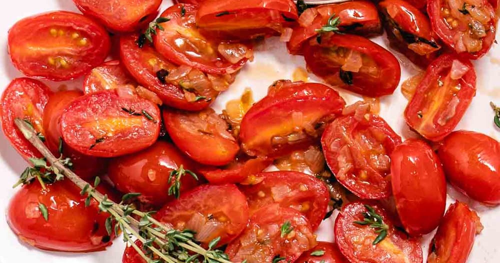 Sautéed Tomatoes with Shallots | Punchfork