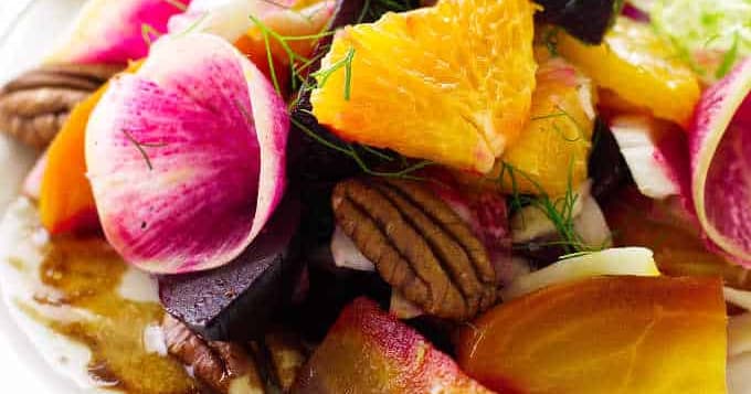 Roasted Beet Salad with Fennel and Radish | Punchfork
