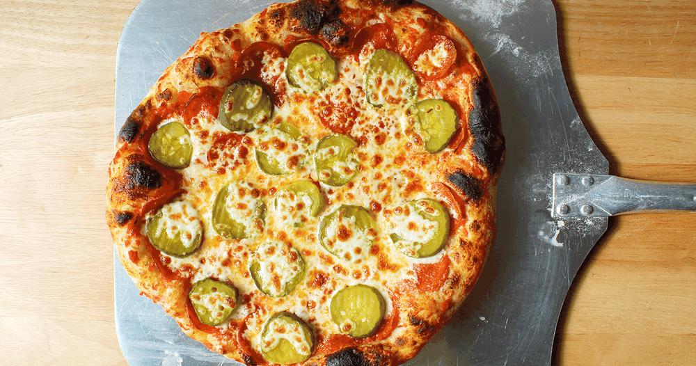 Pepperoni and Sweet Pickle Pizza | Punchfork