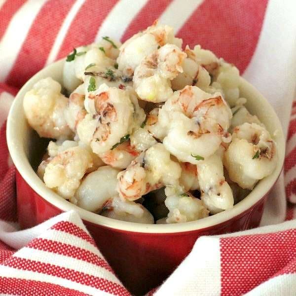 Rock Shrimp Recipe and Lemon Garlic Butter Sauce | Punchfork