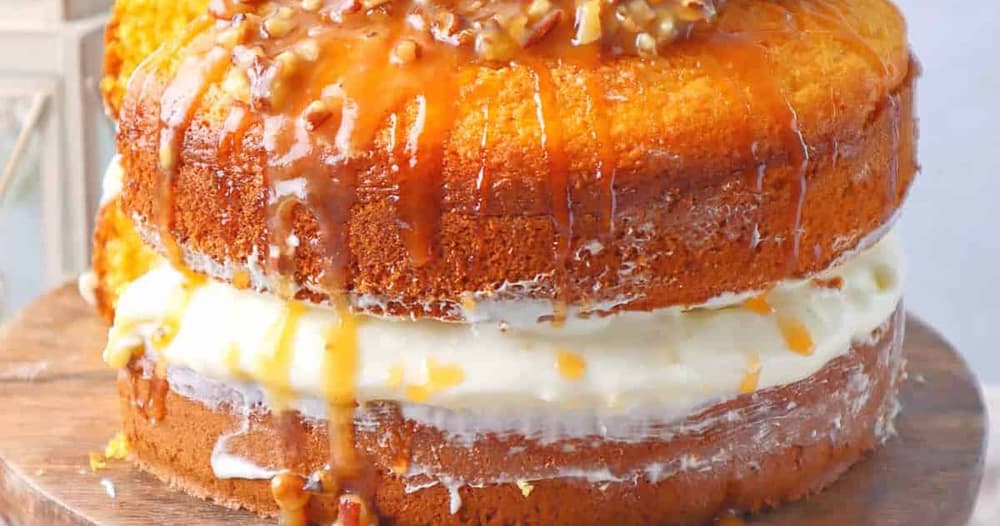 Layered Sweet Potato Cake | Punchfork