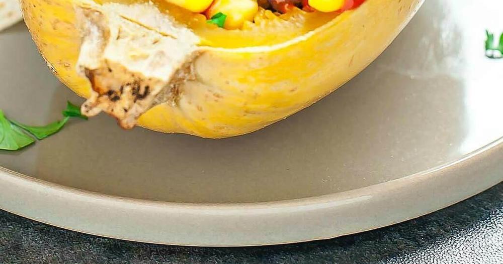 Spaghetti Squash Burrito Bowls | Punchfork