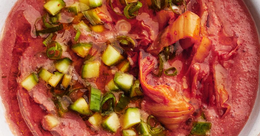 Kimchi-Melon Gazpacho | Punchfork