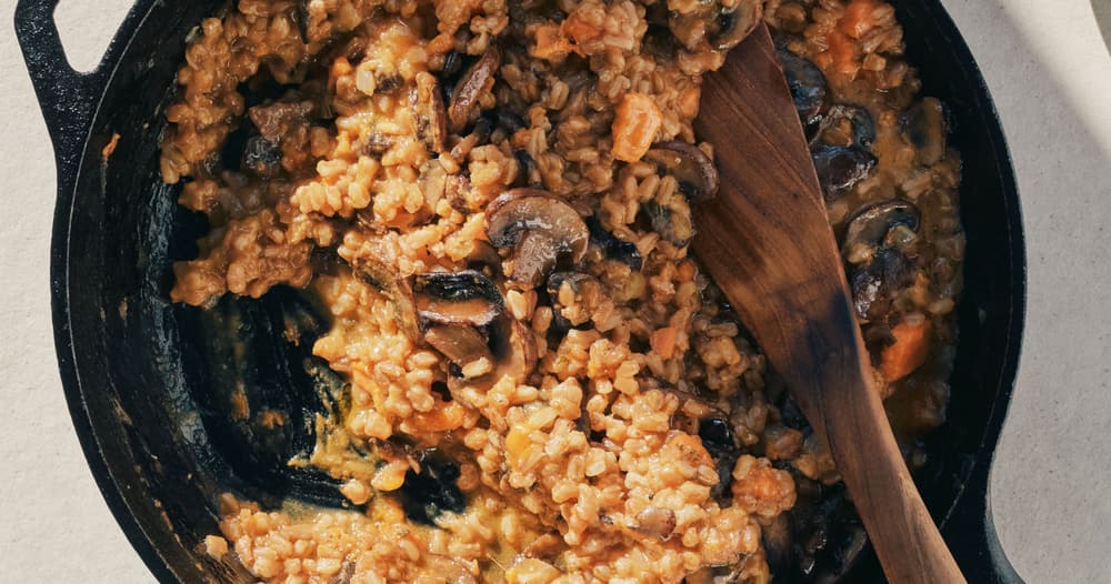 Mushroom Farrotto | Punchfork