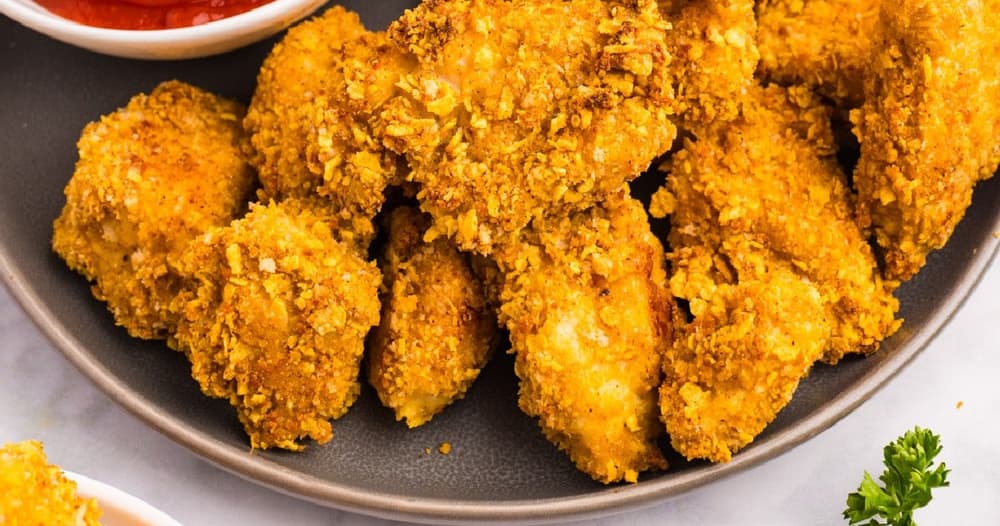 Cornflake Chicken Nuggets | Punchfork