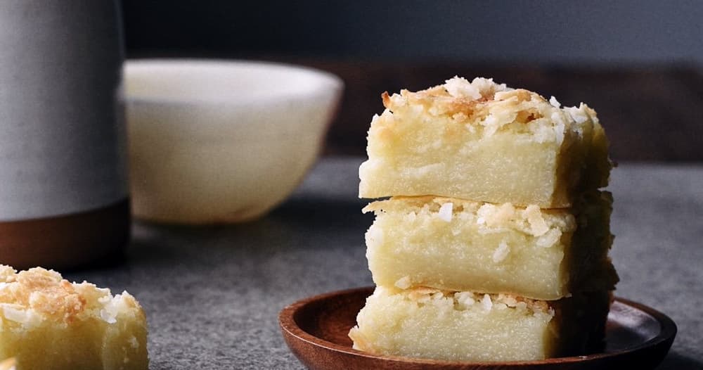 Easy Coconut Mochi Cake (Gluten Free) | Punchfork