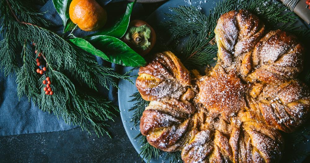 Saffron Star Bread | Punchfork