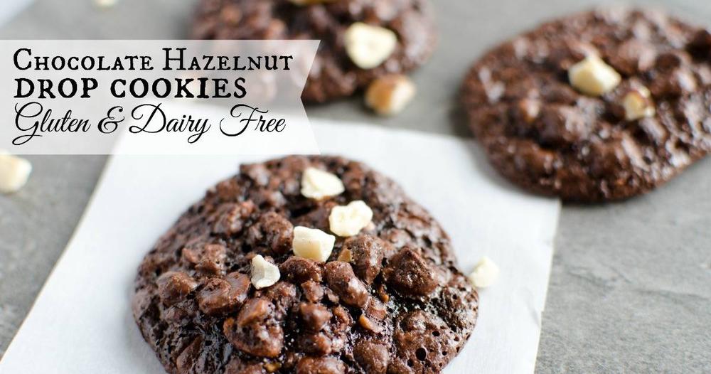 Chocolate Hazelnut Drop Cookies (Gluten Freedairy Free) | Punchfork