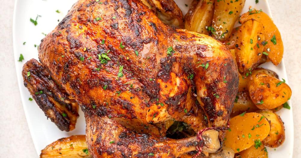 Oven Roasted Whole Chicken | Punchfork