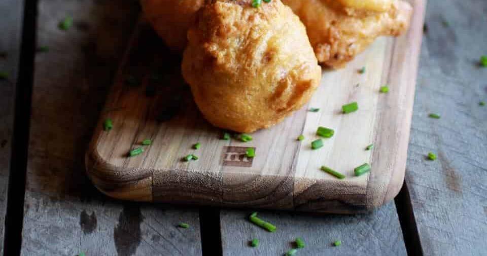 Blue Cheese Lobster Beignets with Spicy Avocado Cream + Garden ...