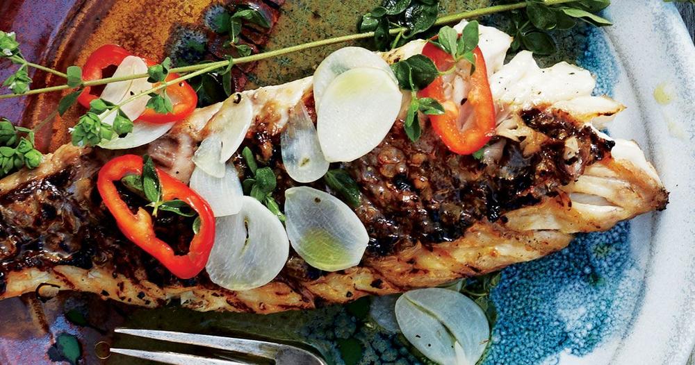 Snapper Escabèche with Chiles, Garlic, and Oregano | Punchfork