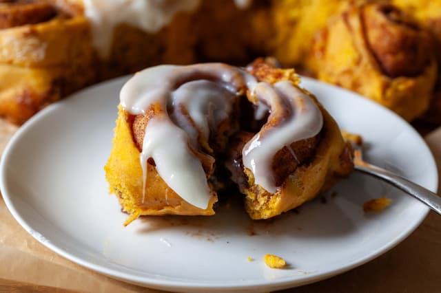 Pumpkin Cinnamon Rolls | Punchfork