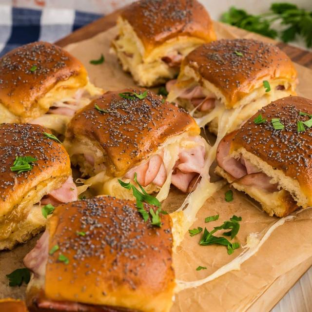 Funeral Sandwiches (Ham and Swiss Sliders) | Punchfork