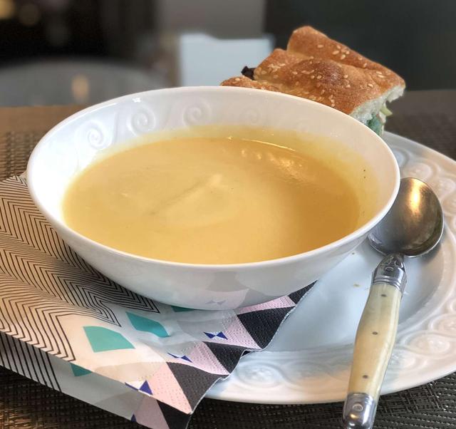 Japanese Sweet Potato and Parsnip Soup | Punchfork