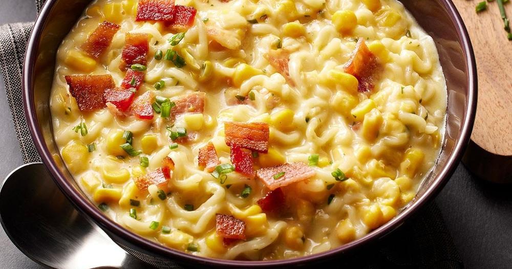 Ramen Corn Chowder | Punchfork